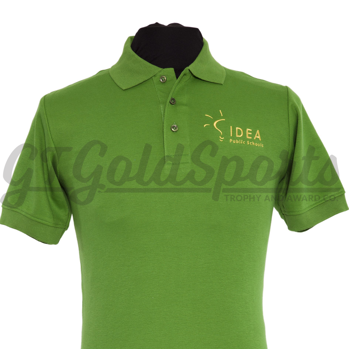IDEA Uniform - Green Polo | GT Goldsports Trophies and Awards Co.